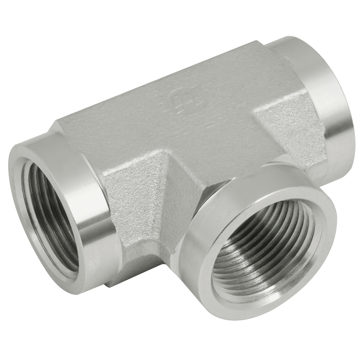 NPTF Female Fixed Equal Tee – The Hosemaster